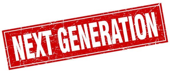 Next generation stamp stock vector. Illustration of generation - 124944200