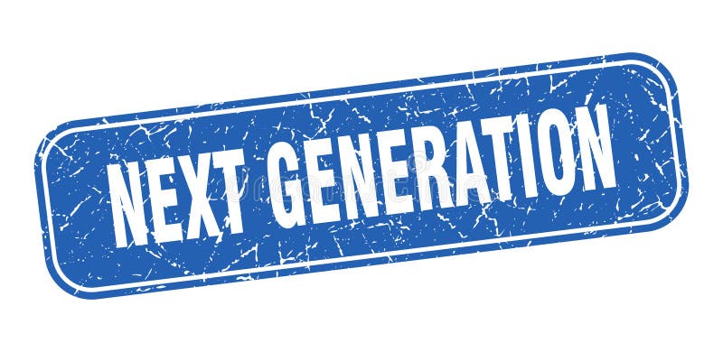 Next generation stamp stock vector. Illustration of stamp - 136960907