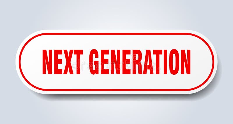 Next generation sticker. stock vector. Illustration of seal - 197154766