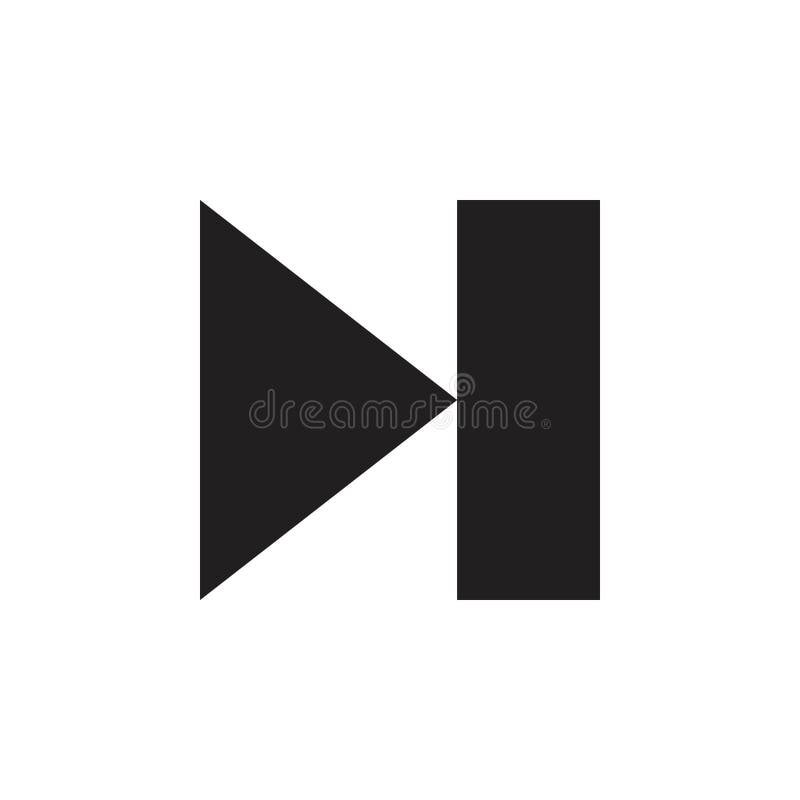 Next Icon Flat Line Illustration Stock Vector - Illustration of ...