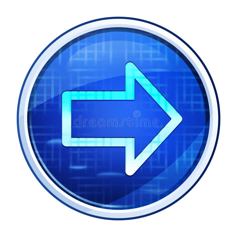 Next Icon Futuristic Blue Round Button Vector Illustration Stock Image ...