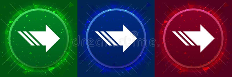 Next Icon Elegant Modern Design Abstract Buttons Set Illustration Stock ...