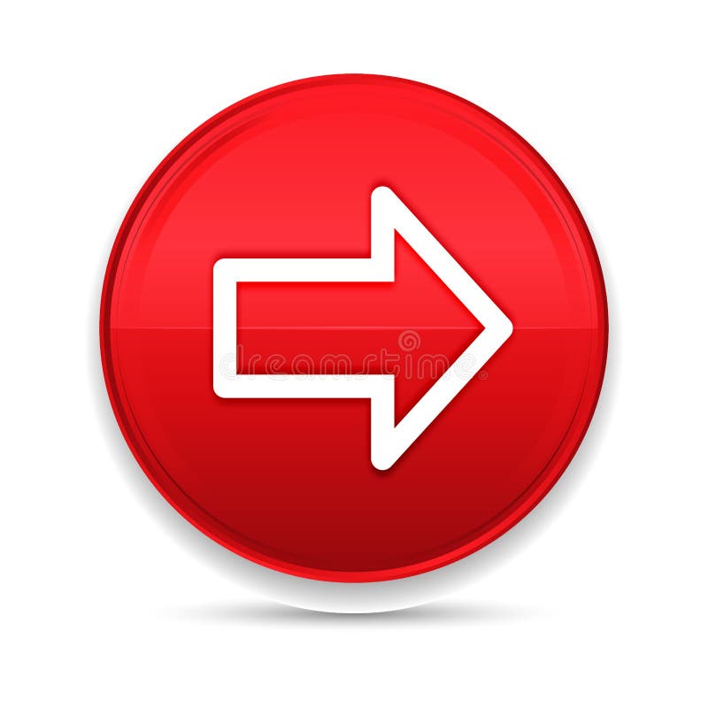 Next Icon Shiny Luxury Design Red Button Vector Stock Vector ...