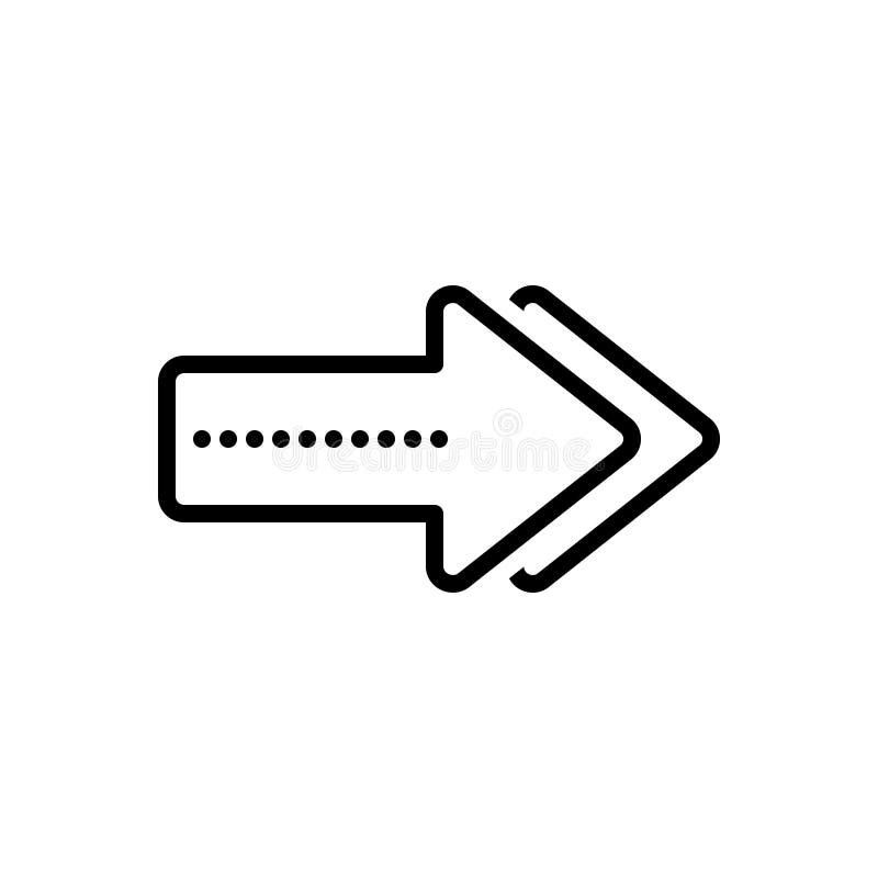 Black Next Right Up Arrows Set Digital Symbol Pointer Icons Logo Sign ...