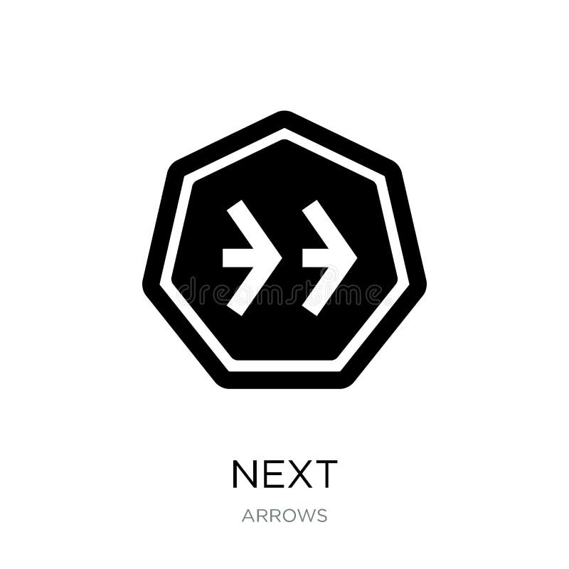 Next Icon in Trendy Design Style. Next Icon Isolated on White ...