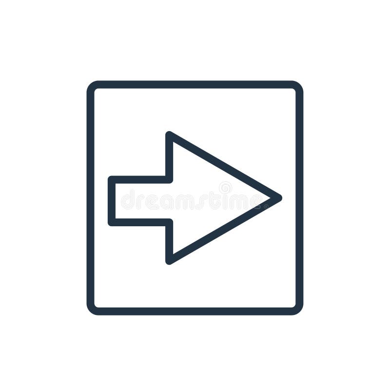 Next Icon Vector Isolated on White Background, Next Sign Stock Vector ...