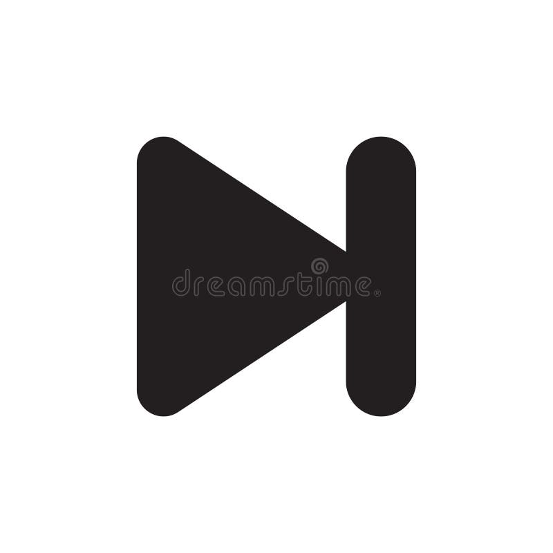 Next Icon Vector Sign and Symbol Isolated on White Background, Next ...