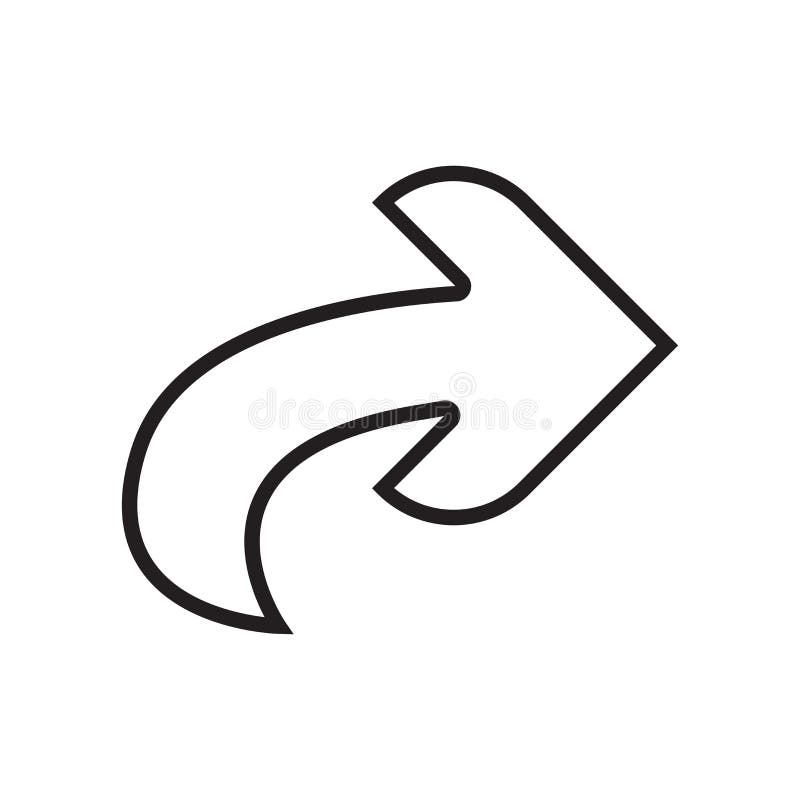 Computer And Next Symbol - Vector Flat Minimal Icon Stock Vector ...