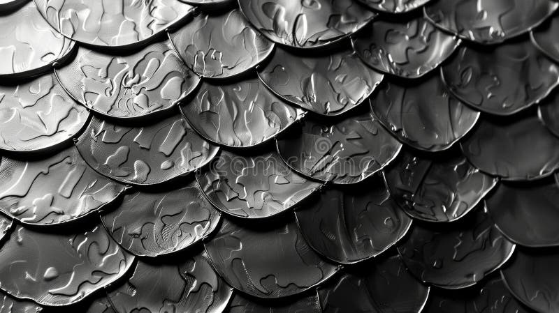 In the Next Image the Embossed Metal Has a Smooth Shiny Surface that is ...