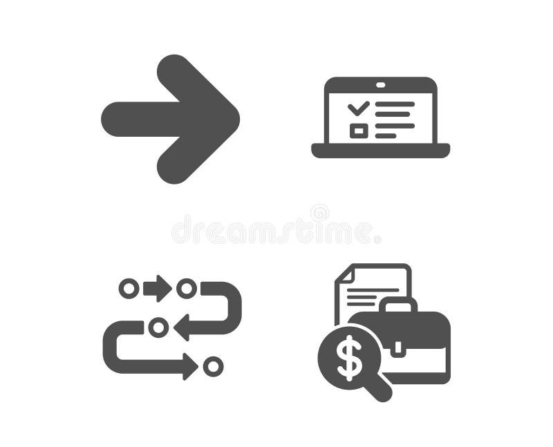 Next, Methodology and Web Lectures Icons. Accounting Report Sign ...
