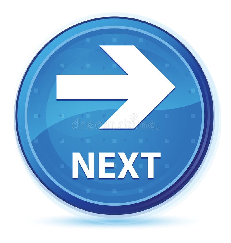 Next Midnight Blue Prime Round Button Stock Vector - Illustration of ...