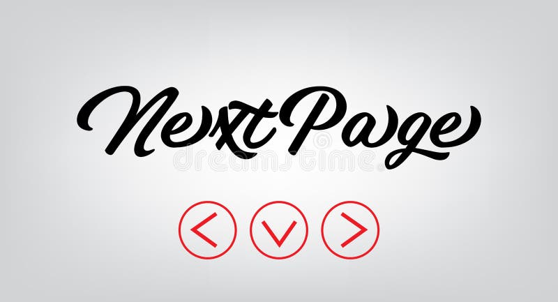 Next Page stock vector. Illustration of interface, isolated - 164787886