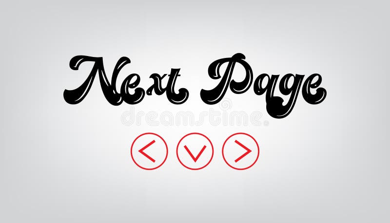 Next Page stock vector. Illustration of circle, aero - 164787962