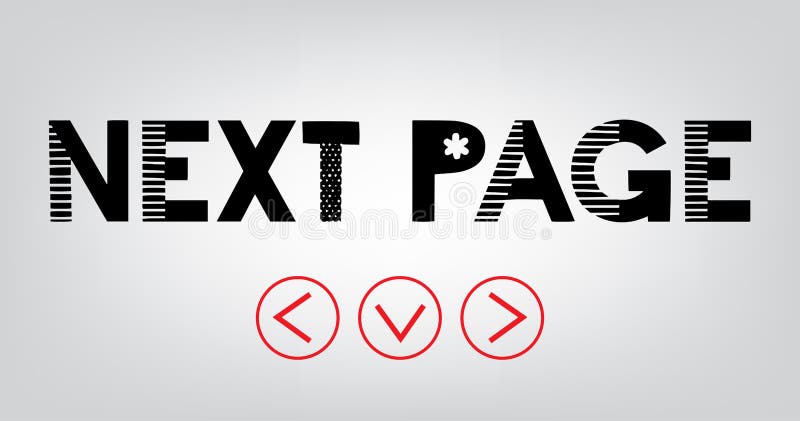 Next Page stock vector. Illustration of button, isolated - 164788147