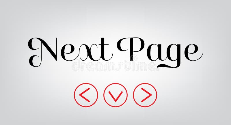 Next Page stock vector. Illustration of designator, green - 164788167