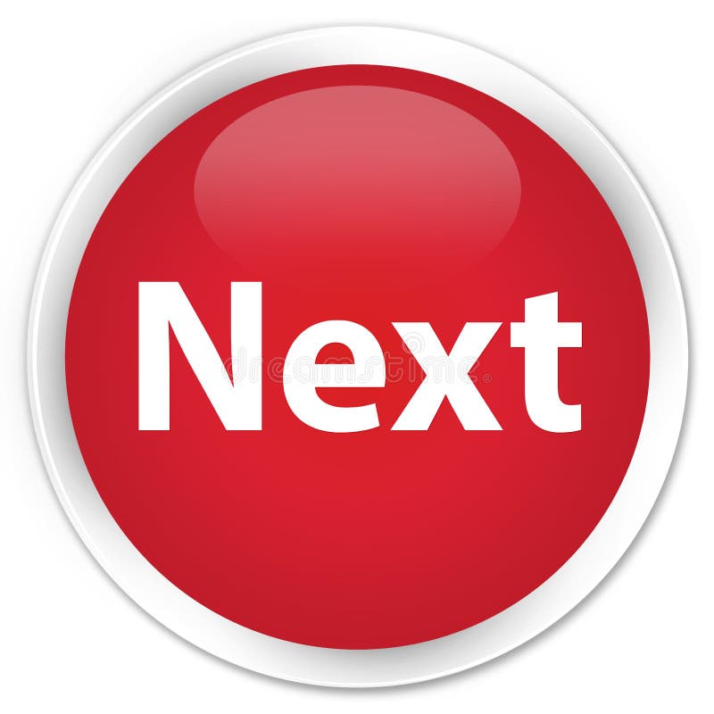 Next Premium Red Round Button Stock Illustration - Illustration of ...