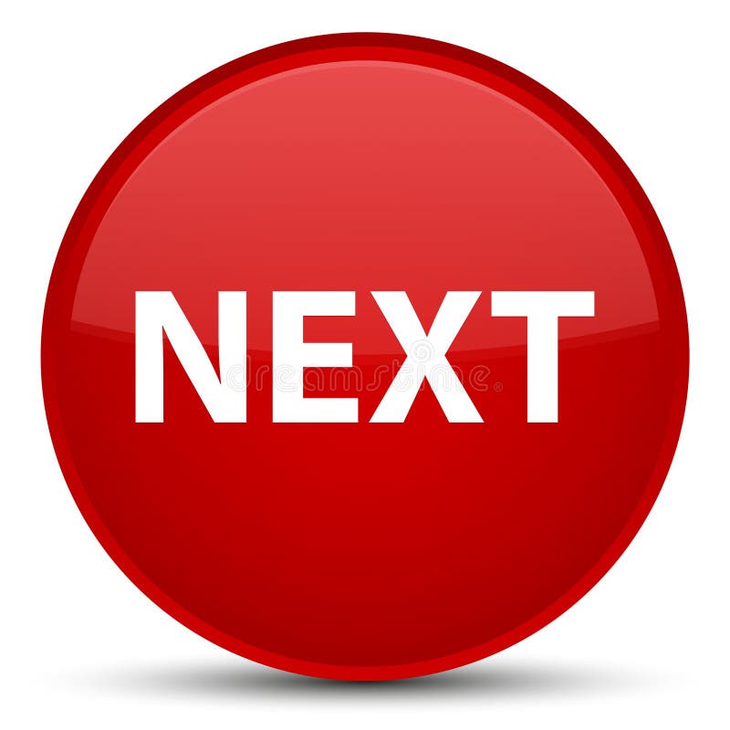 Next Special Red Round Button Stock Illustration - Illustration of ...
