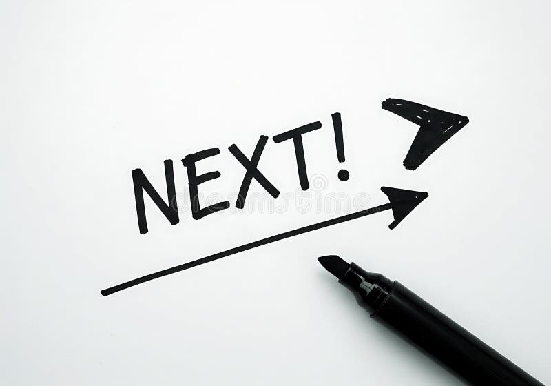 Next Step Forward Sketch Illustration Motivating Personal Development ...