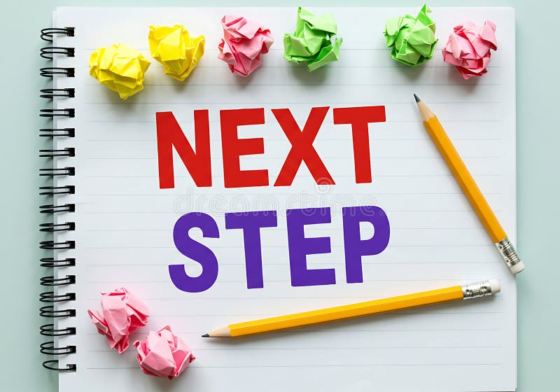 Next Step Motivational Spiral Notebook Positive Mindset daily Planner ...