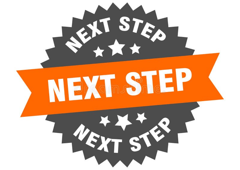 Next Step Banner. Next Step Speech Bubble Stock Vector - Illustration ...