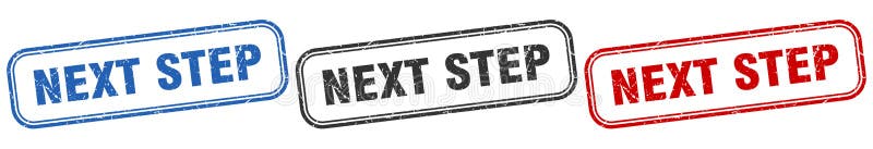 Next Step Banner. Next Step Speech Bubble Stock Vector - Illustration ...