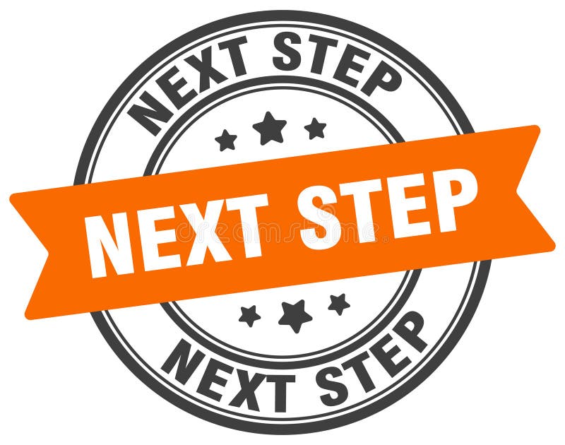 Next Step Banner. Next Step Speech Bubble Stock Vector - Illustration ...