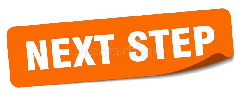 Next Step Banner. Next Step Speech Bubble Stock Vector - Illustration ...