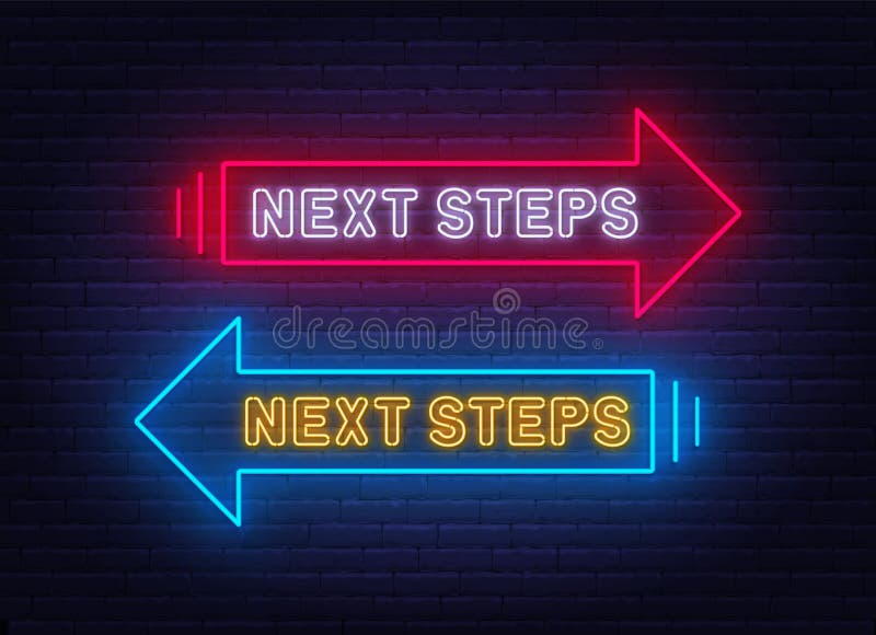 Next Steps Sign Stock Illustrations – 707 Next Steps Sign Stock ...