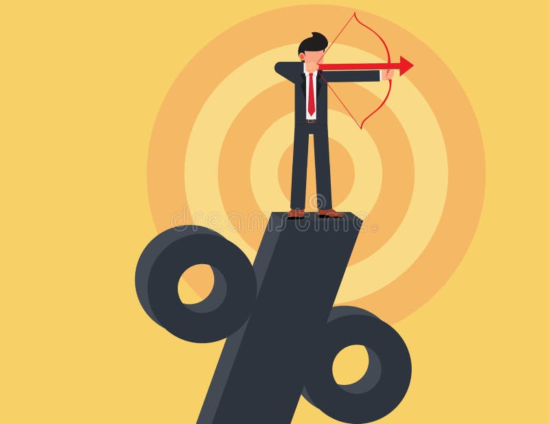 Next Target for the Future.business Strategy Success Concept Stock ...