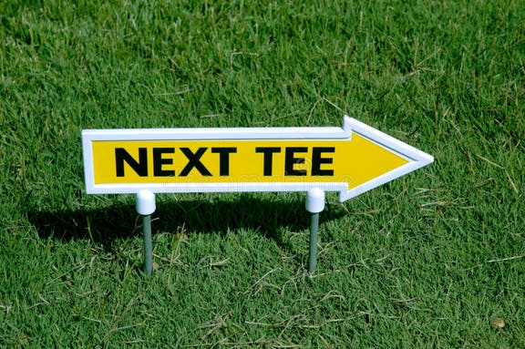 Next tee stock image. Image of green, signage, cart, golfer - 855713