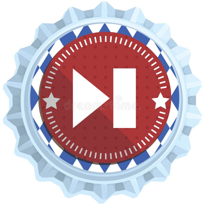 Next Track Button. Vector Illustration Decorative Design Stock Vector ...