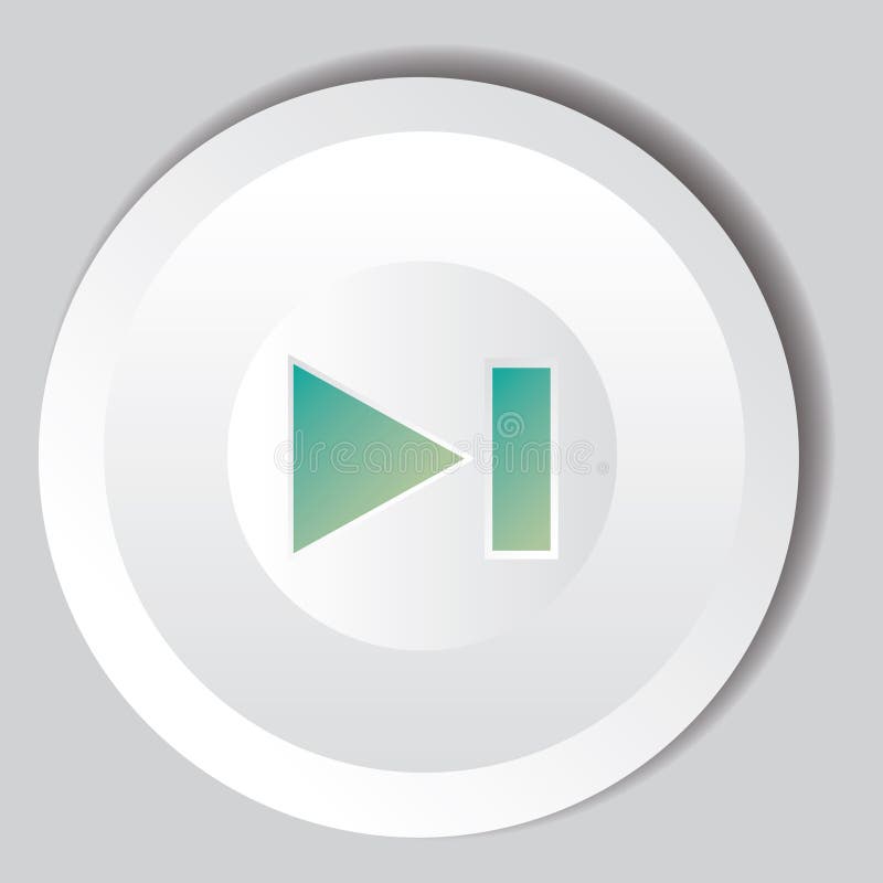 Next Track Button. Vector Illustration Decorative Design Stock Vector ...