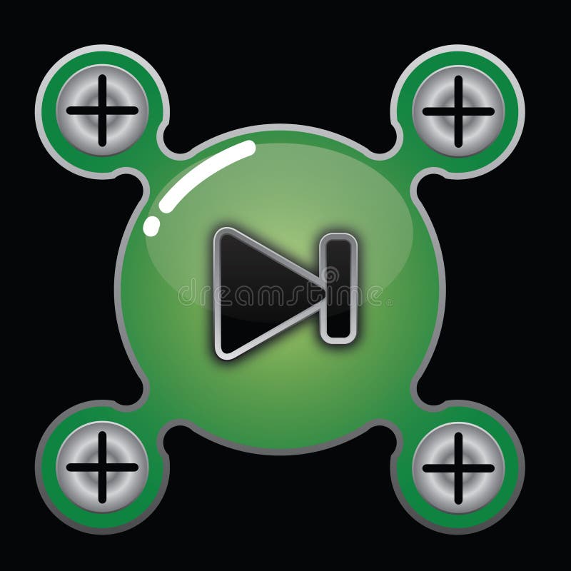 Next Track Button. Vector Illustration Decorative Design Stock Vector ...