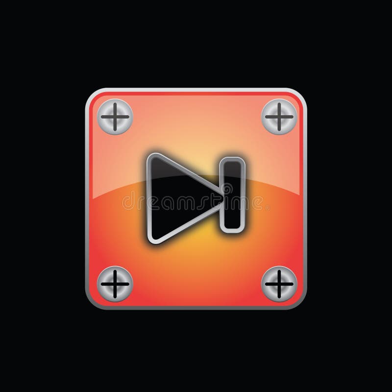 Next Track Button. Vector Illustration Decorative Design Stock Vector ...