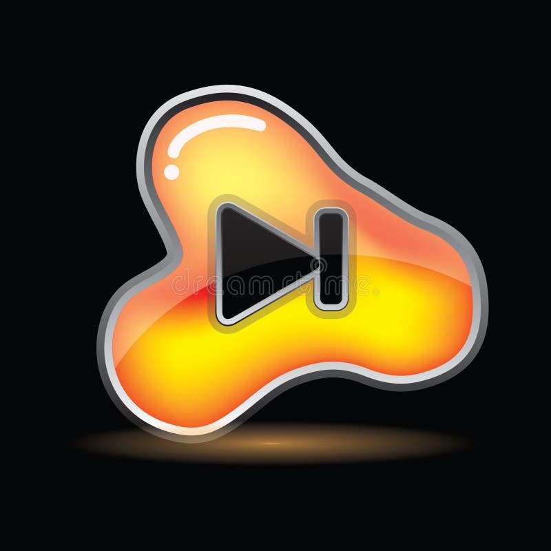 Next Track Button. Vector Illustration Decorative Design Stock Vector ...