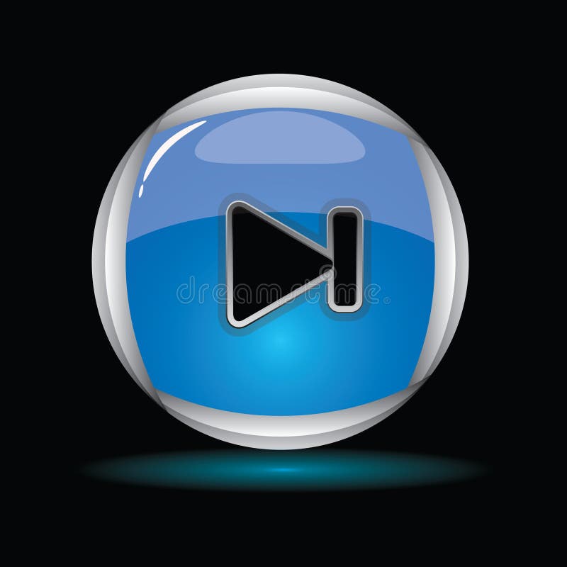 Next Track Button. Vector Illustration Decorative Design Stock Vector ...