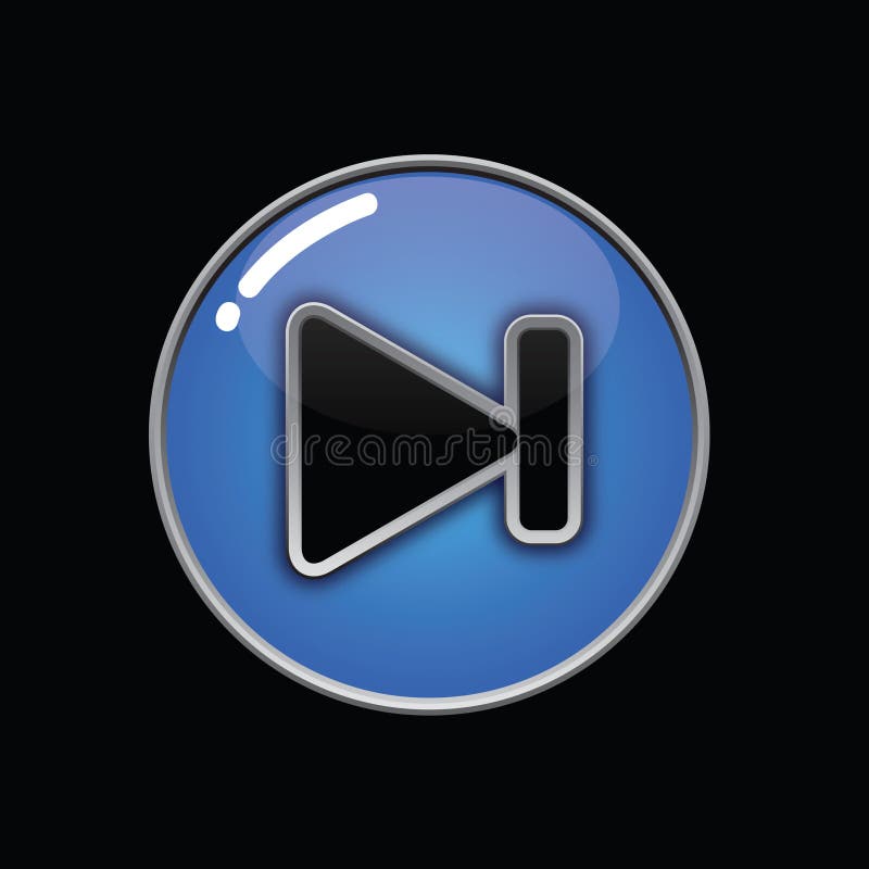 Next Track Button. Vector Illustration Decorative Design Stock Vector ...