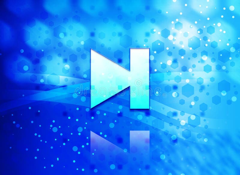 Next Track Icon Abstract Light Cyan Blue Hexagon Pattern Background ...