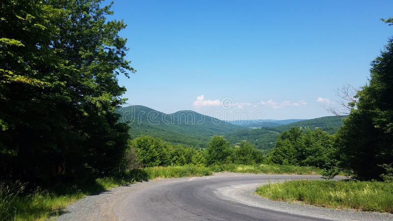 The next turn stock photo. Image of mountain, turn, summer - 161296072