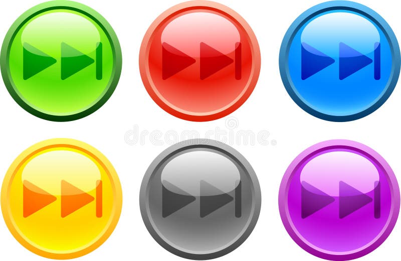 Next. [Vector] stock vector. Illustration of color, icon - 3527409