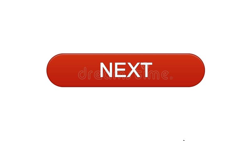 Next Web Interface Button Wine Red Color, Internet Site Design, Online Program Stock ...