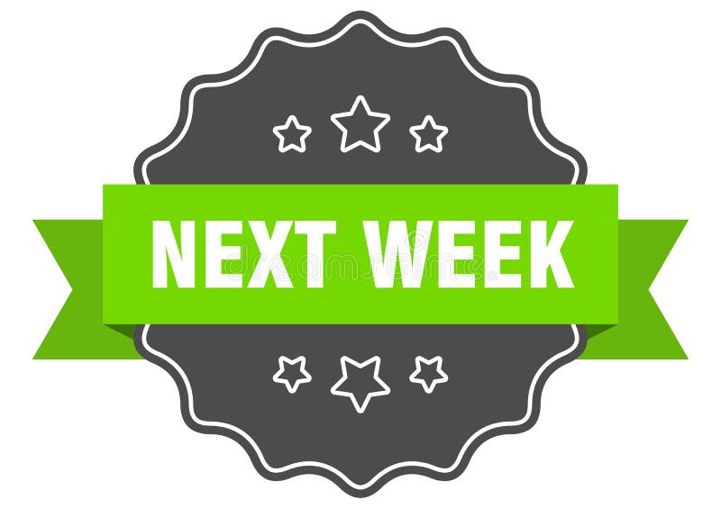 Next Week Red 3d Square Button Stock Vector - Illustration of realistic ...