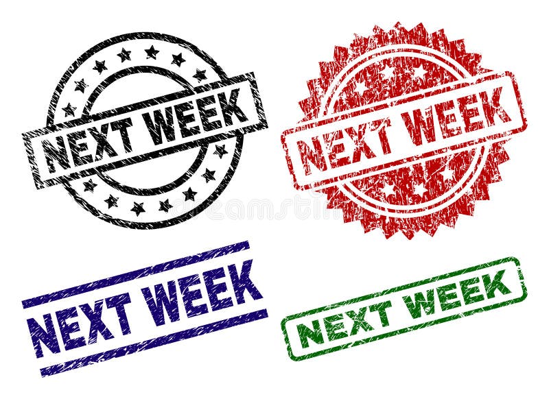 Next week stock illustration. Illustration of future - 40921253