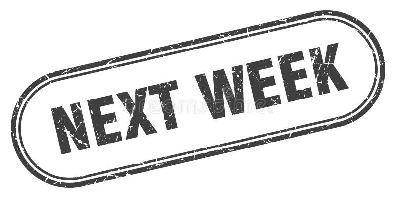 Next Week Red 3d Square Button Stock Vector - Illustration of realistic ...