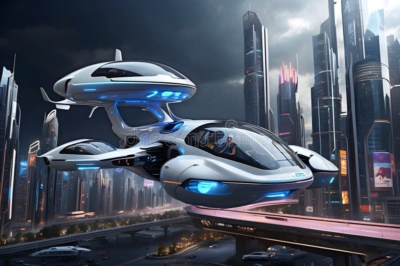 Next 200 Years, Our Civilization Will Change Stock Illustration ...