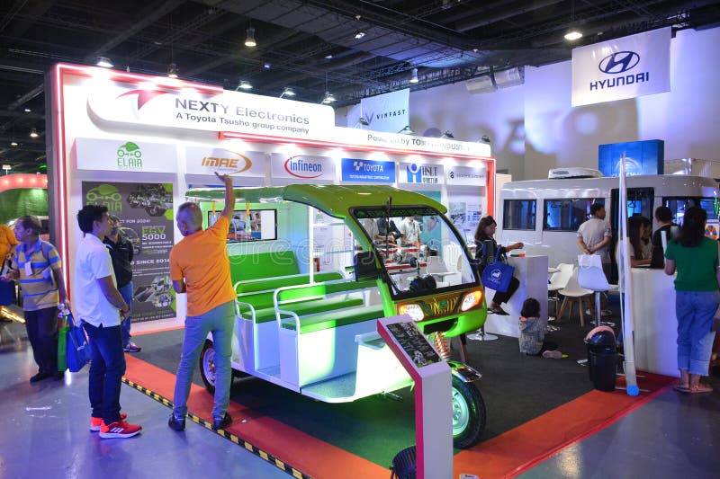 Nexty Electronics Booth at Philippine Electric Vehicle Summit in Pasay, Philippines Editorial ...