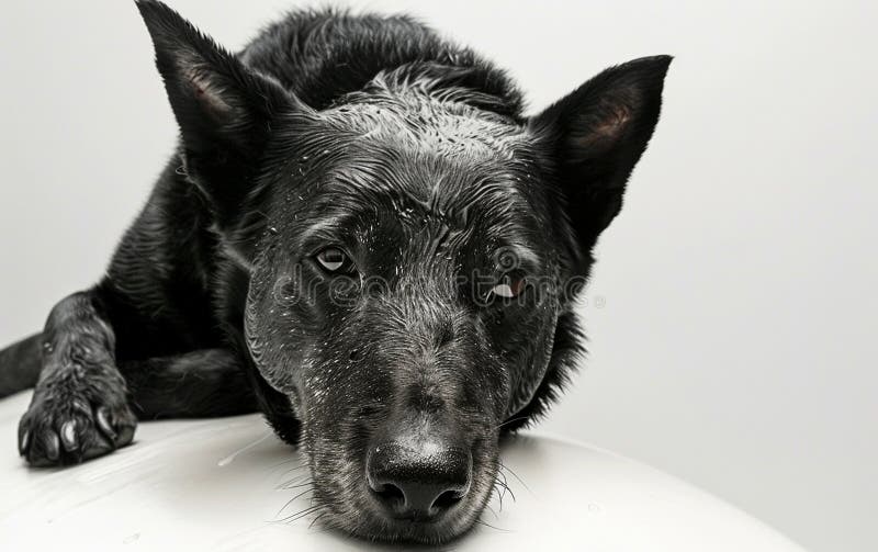 Nexus Dog on Clean White Background -Generative Ai Stock Image - Image ...
