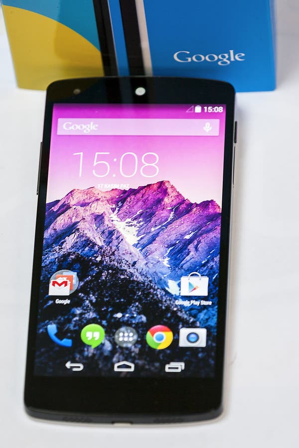 Nexus 5 editorial stock photo. Image of display, cell - 35272723