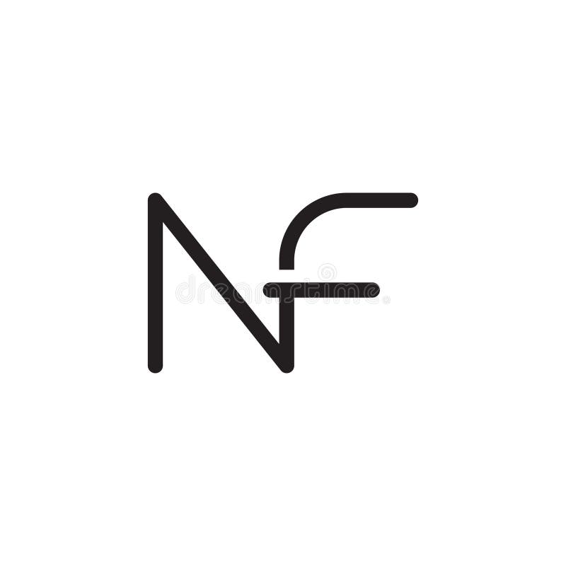 Nf Initial Letter Vector Logo Icon Stock Vector - Illustration of ...