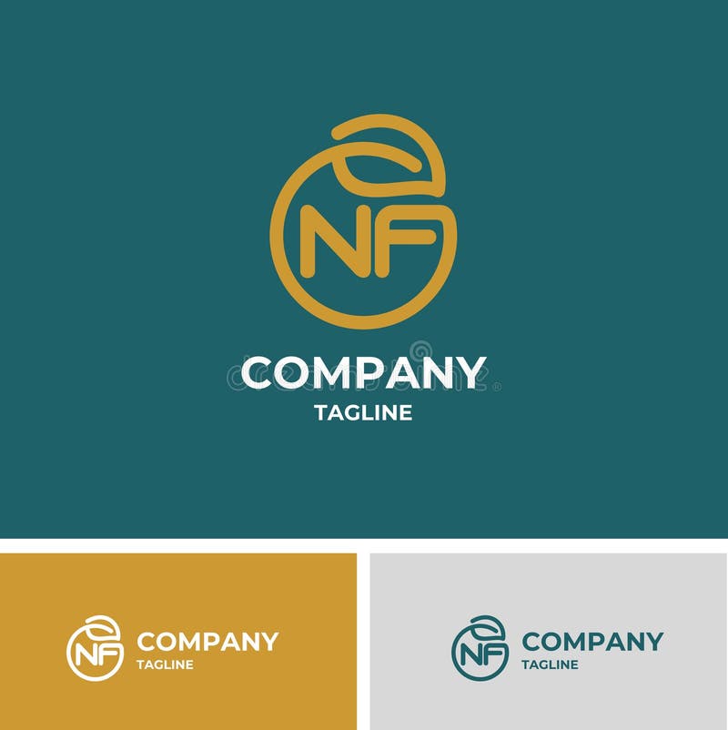 NF Leaf Logo stock vector. Illustration of alphabet - 396391953